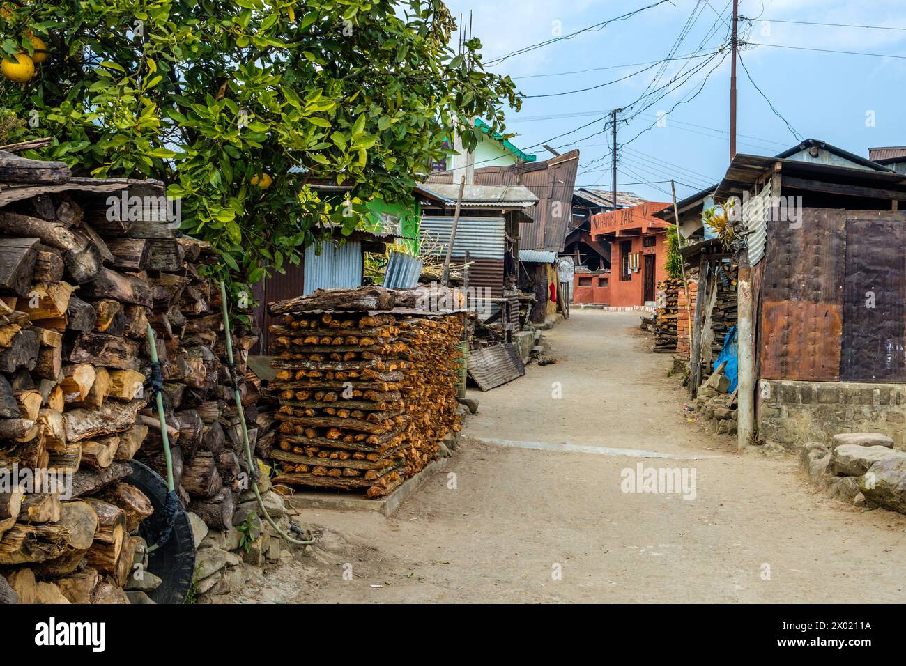 Traditional Naga village in Nagaland, India Stock Photo - Alamy