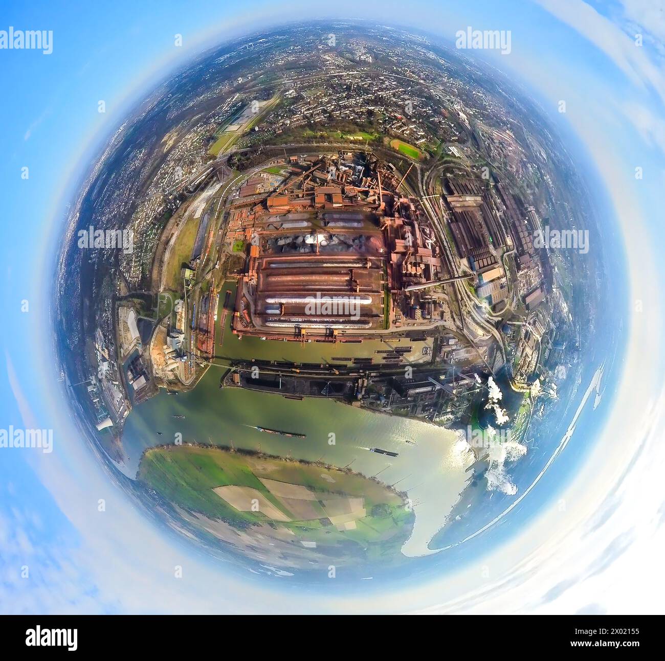 Harbor industrial area earth globe hi-res stock photography and images ...