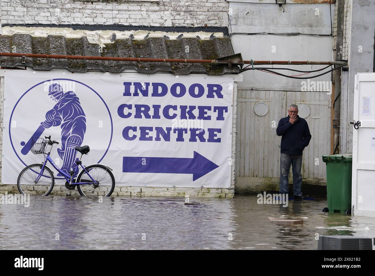 Flooding near Littlehampton Indoor Cricket Centre on Rope Walk in ...