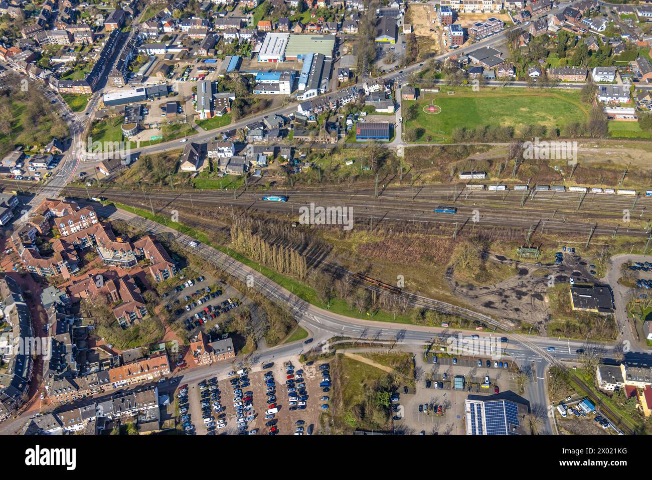 Expansion of the betuweroute and betuwe line railroad line hi-res stock ...