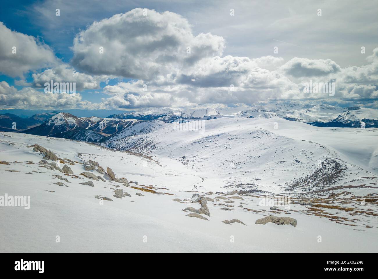 Monte Ocre (Italy) - The white mountain peak in Abruzzo region, Ocre ...