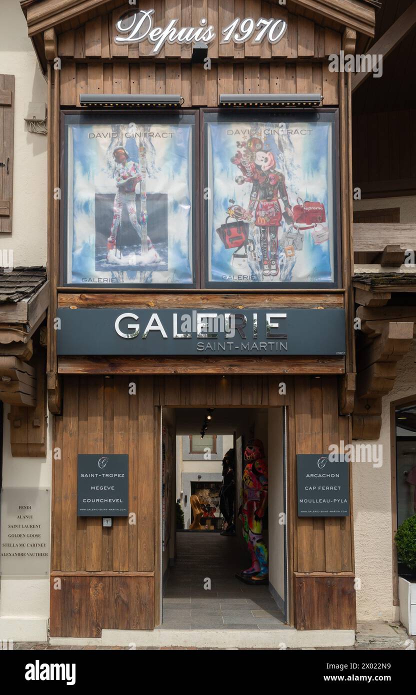 Exterior of the Galerie Saint Martin, an art gallery founded in 1970 in ...