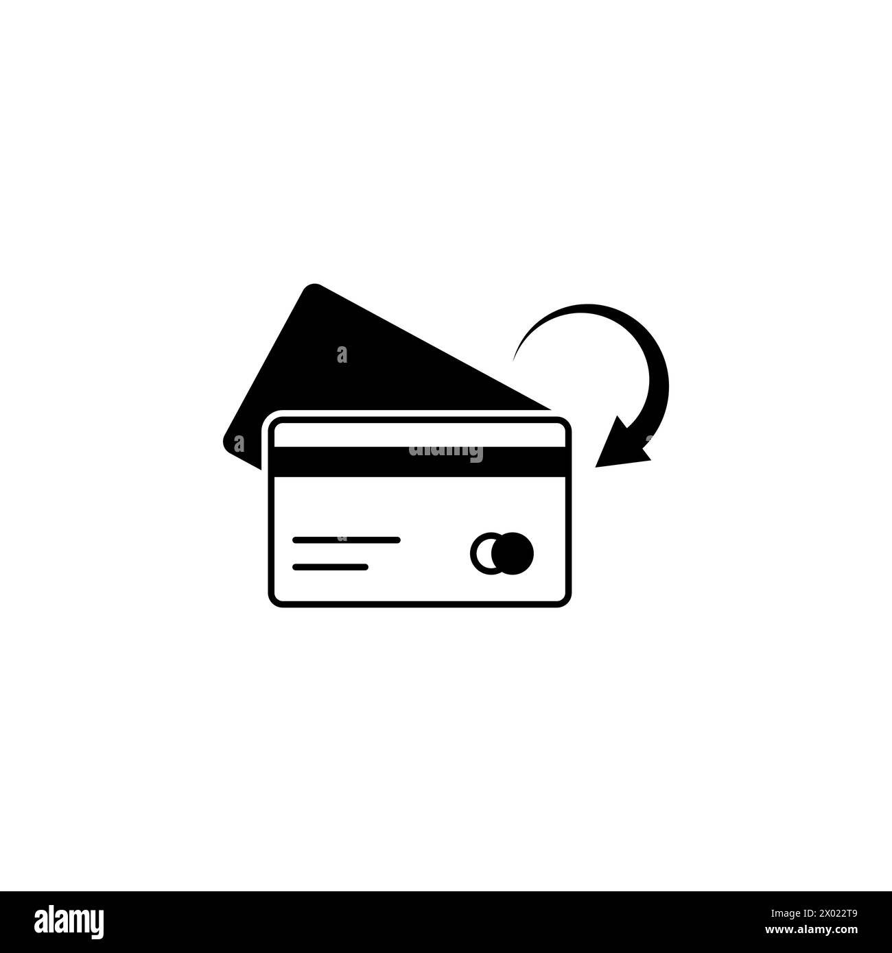 Transfer Money from Card to Card flat vector icon. Simple solid symbol ...