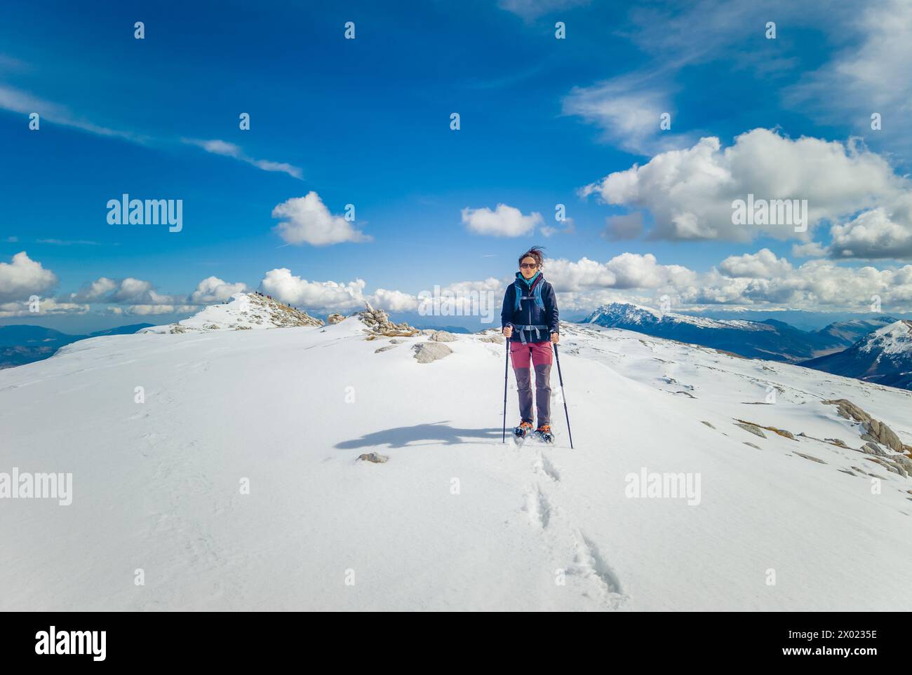 Monte Ocre (Italy) - The white mountain peak in Abruzzo region, Ocre ...