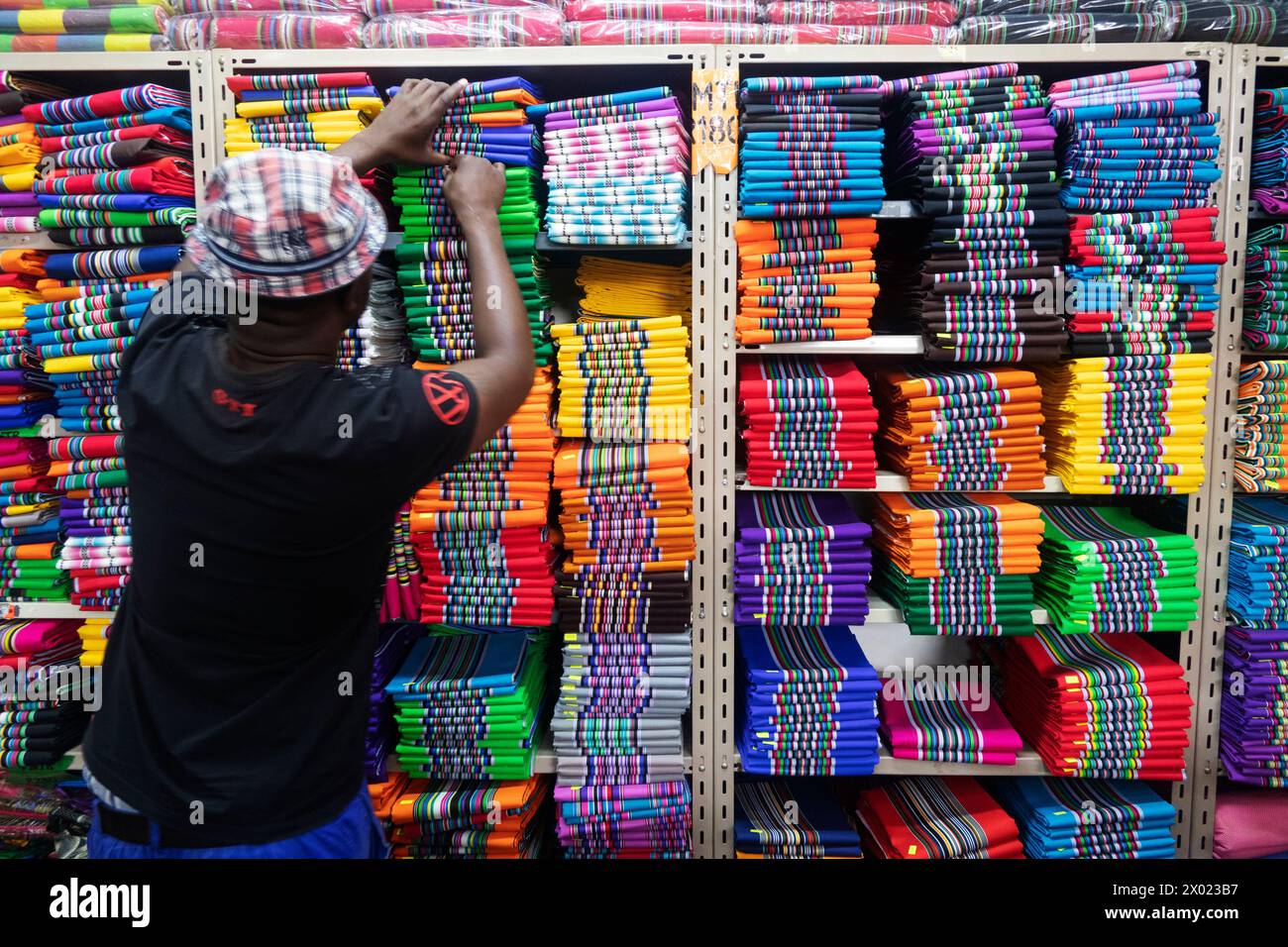 Traditional Venda Material For Sale, South Africa Stock Photo - Alamy