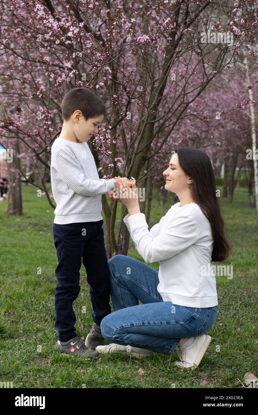 Mothers day gift small boy hi-res stock photography and images - Alamy