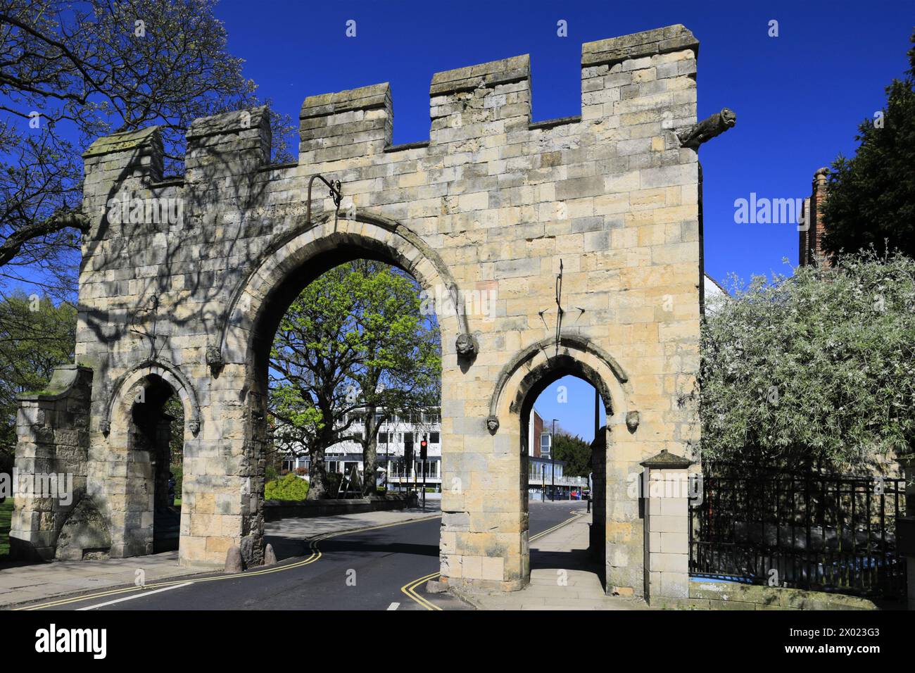 View of the Priory Gate, Pottergate, Lincoln City, Lincolnshire ...