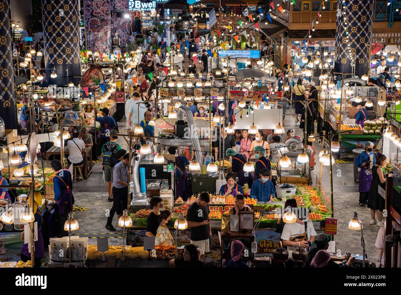 a Thai Market inside the Iconsiam Shopping Mall at Chao Phraya River in ...
