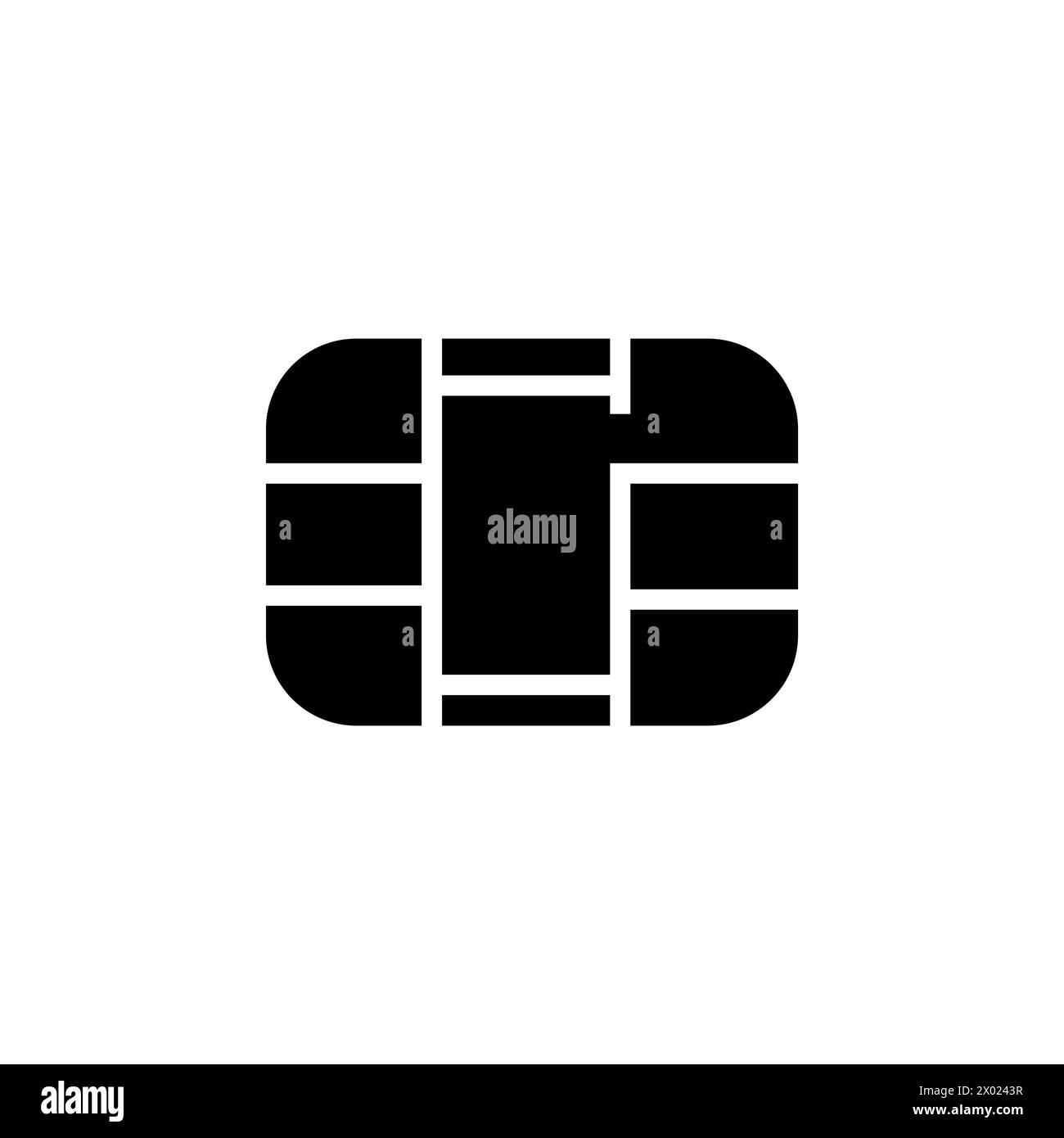 SIM Card Chip flat vector icon. Simple solid symbol isolated on white background Stock Vector ...