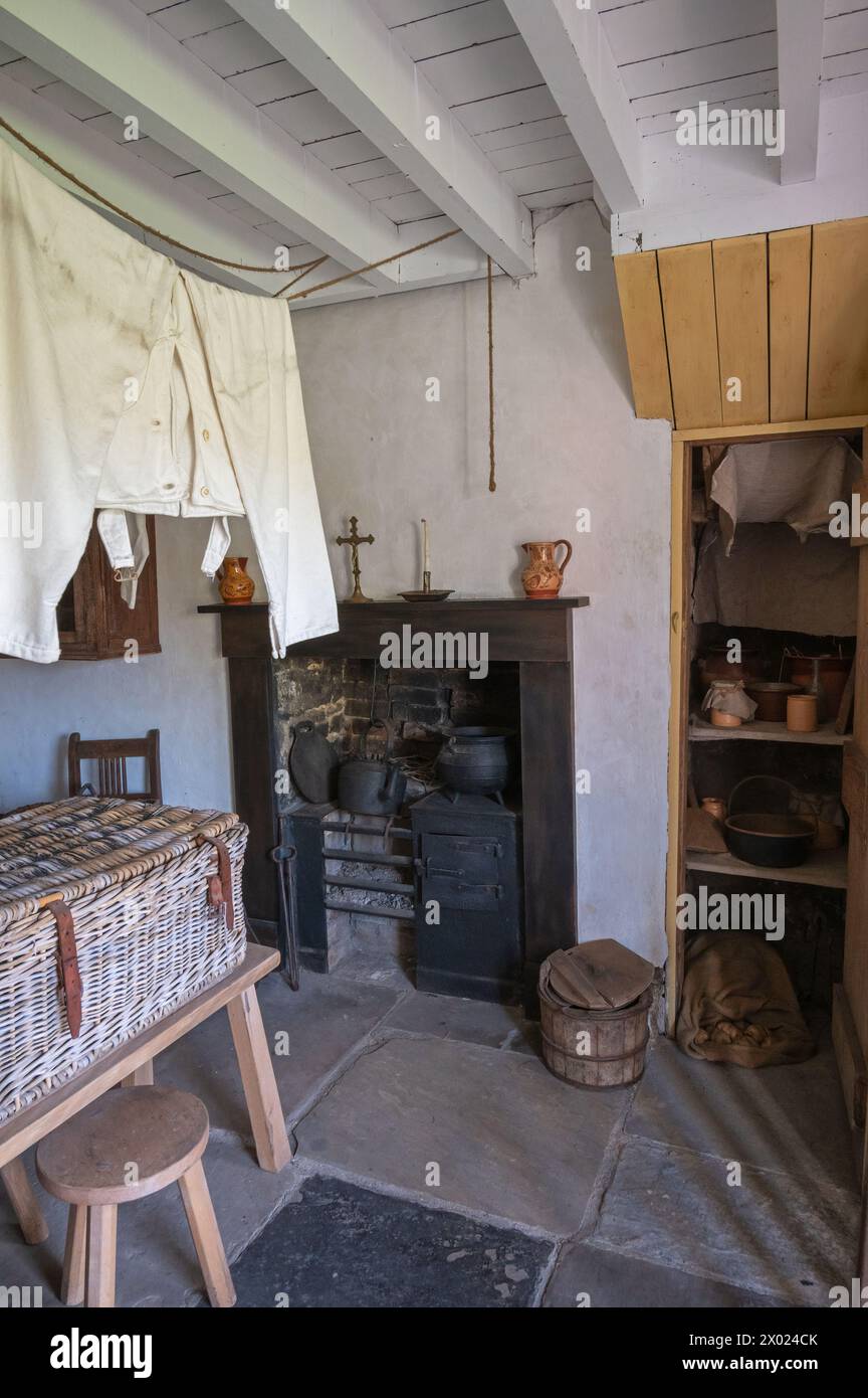 The living space of a 1865 workers cottage on Engine Row, Stack Square ...