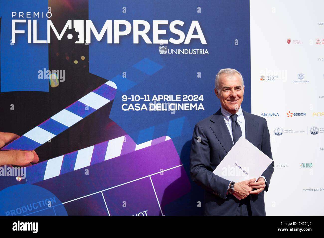 Rome, Italy, April 9, 2024 - Giampaolo Letta, attends at first day of ...