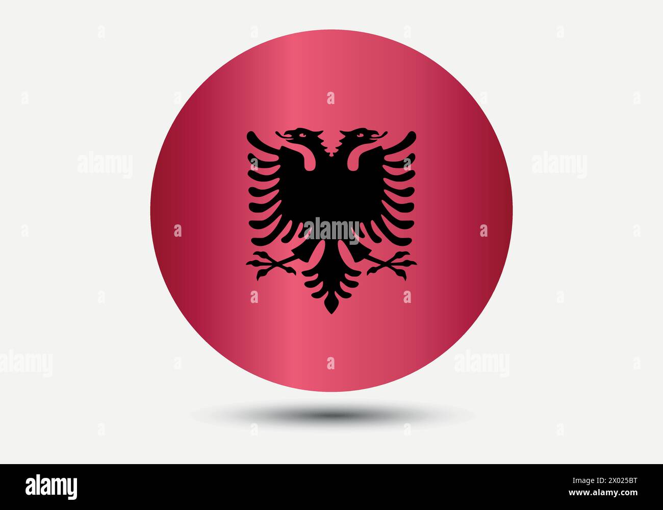 National flag of Albania, flag of Albania, sign of Albania. Flag of ...