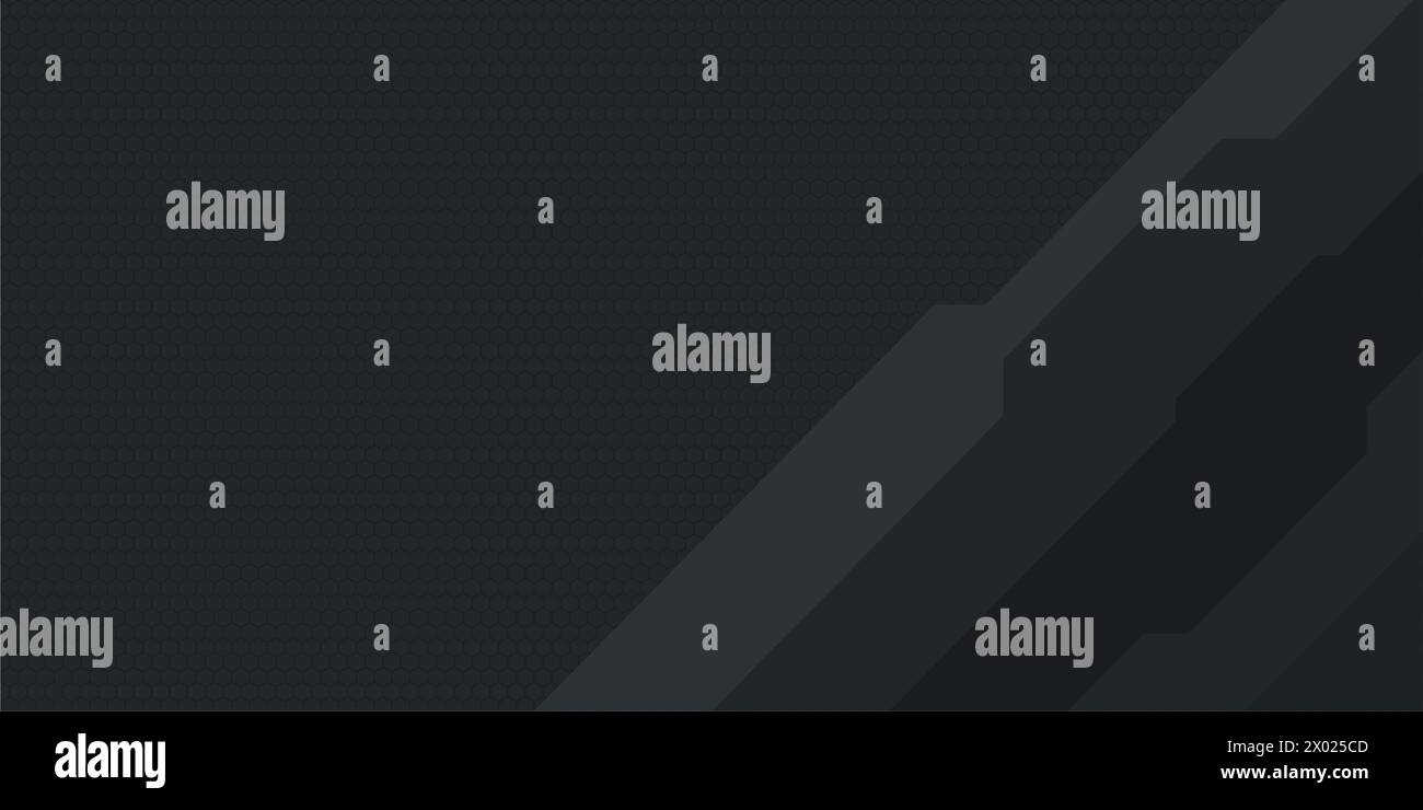 Dark Abstract Tech Futuristic Gaming Vector Background. Vector illustration Stock Vector Image ...