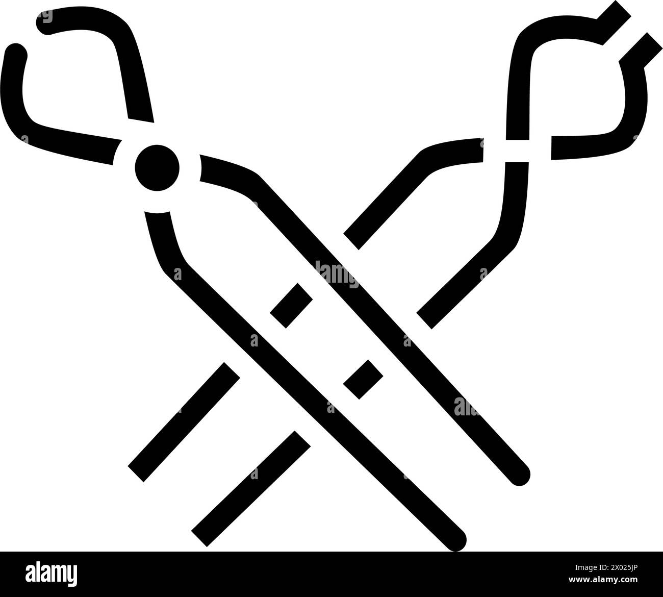 tongs blacksmith glyph icon vector illustration Stock Vector Image ...