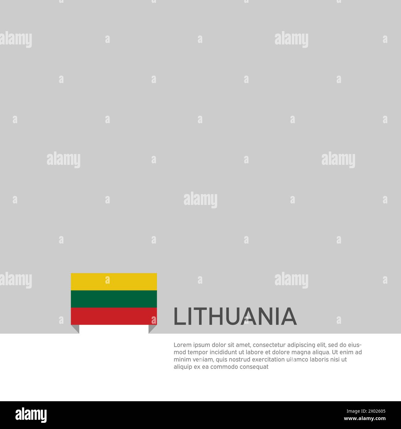 Lithuania flag background. State patriotic lithuanian banner, cover ...