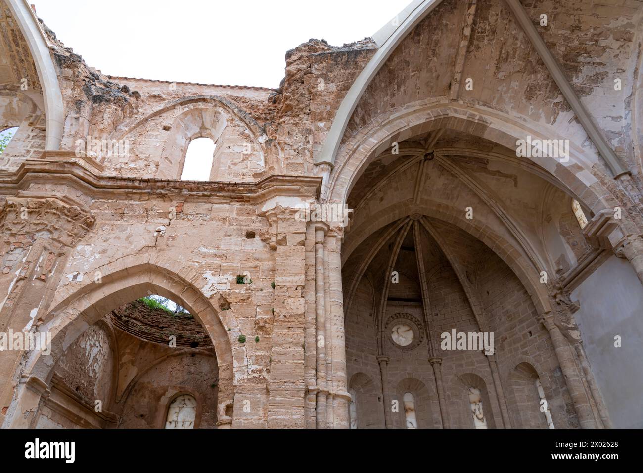 The complex Baroque portal stands resilient among the ruins of the ...