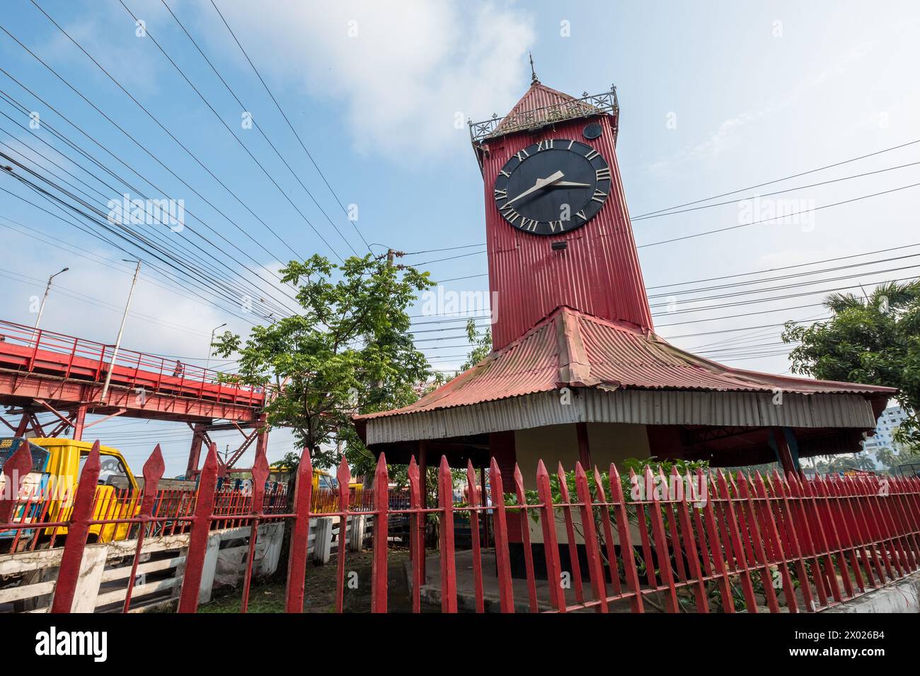 SYLHET, BANGLADESH - APRIL 11, 2018: Ali Amjad's Clock the British ...
