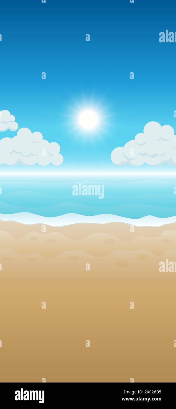 Beautiful sunny tropical beach. Paradise tropical wallpaper seascape ...