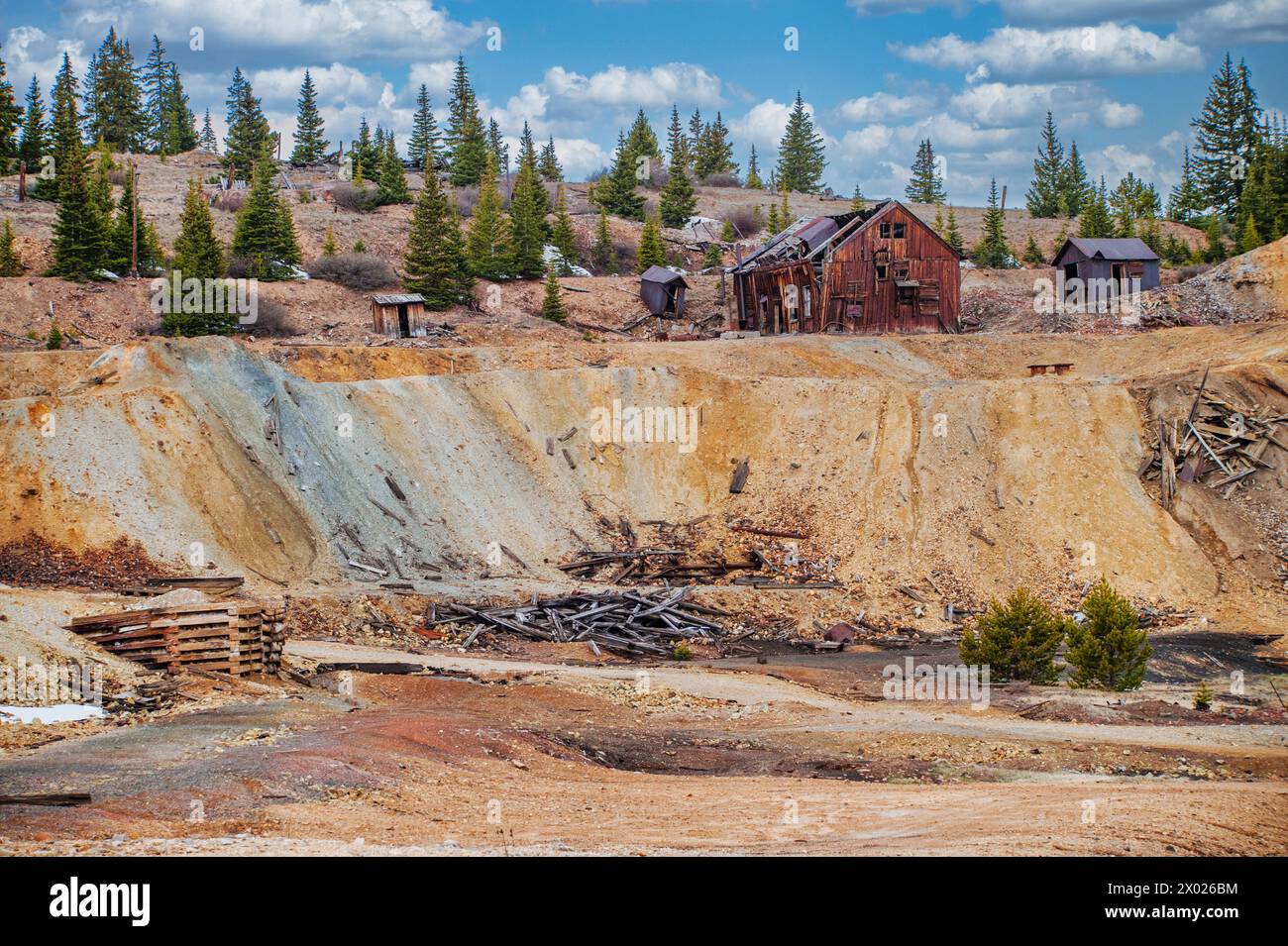 Remnants of Colorado's mining era dot the landscape, with abandoned ...