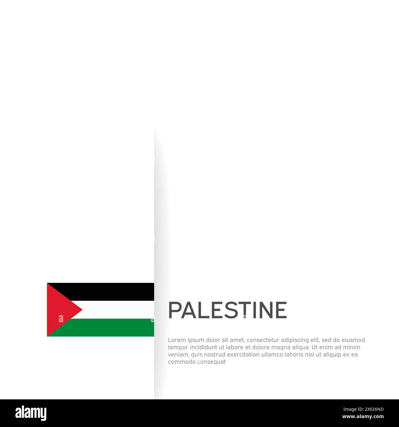 Palestine flag background. State patriotic palestinian banner, cover ...