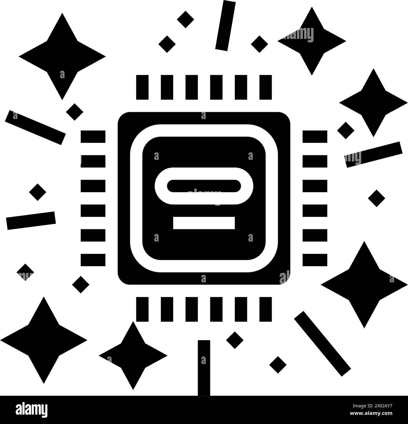 Cutting edge cyber symbol hi-res stock photography and images - Alamy