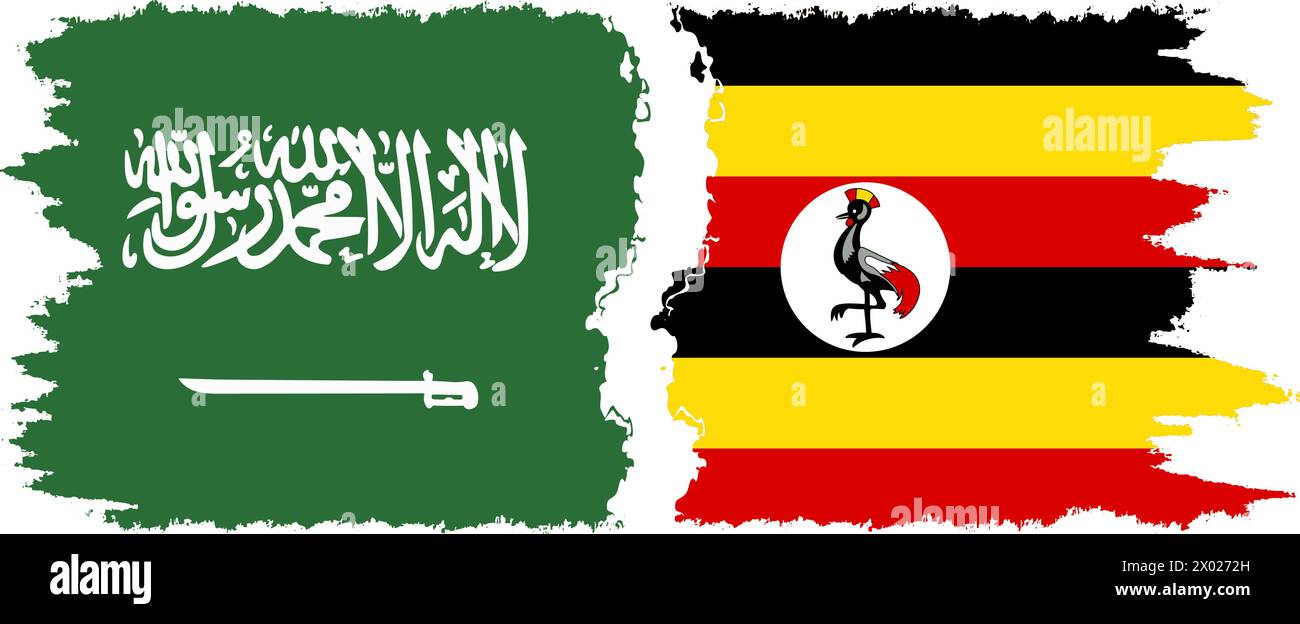 Saudi arabia uganda flag Stock Vector Images - Alamy