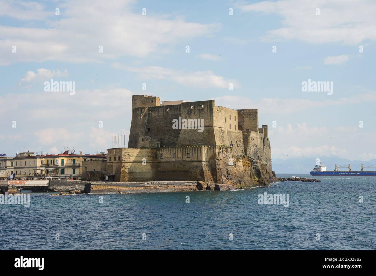 Castel dell'Ovo, Egg Castle, seafront castle Naples, on the former ...