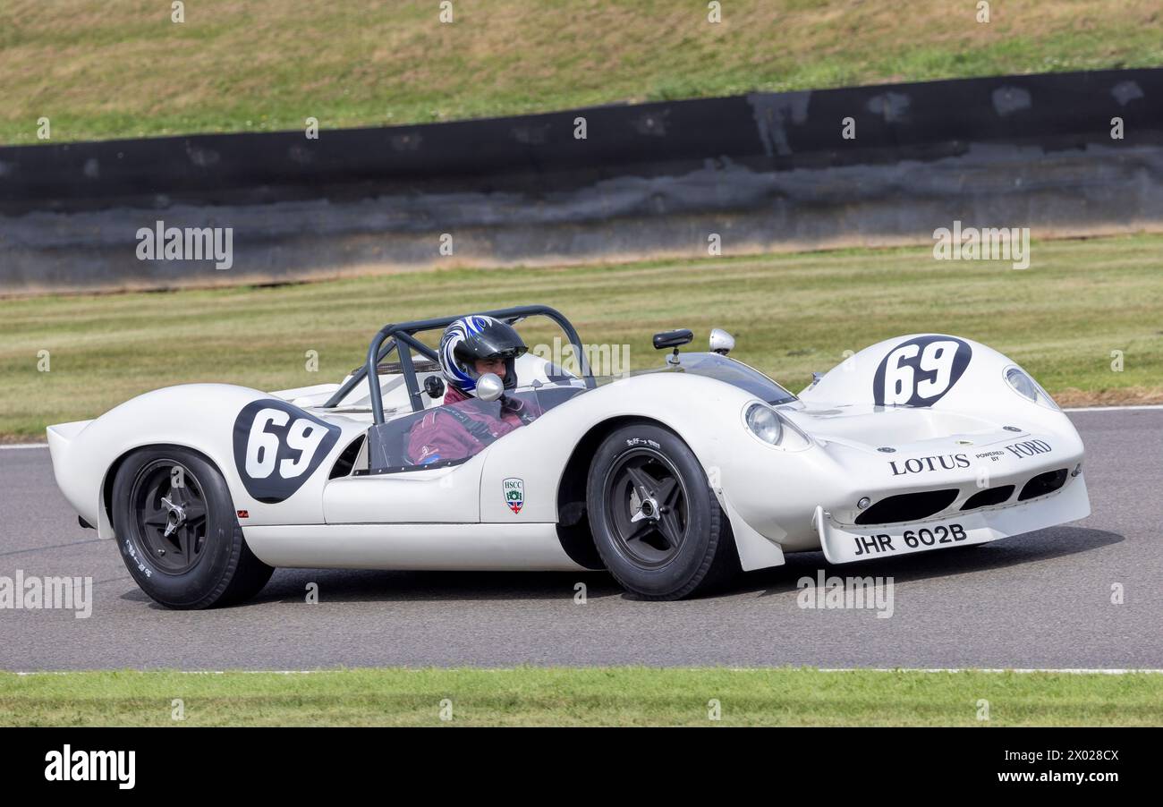 1965 Lotus-Ford 30 during the 75 Years of Lotus Celebration parade ...