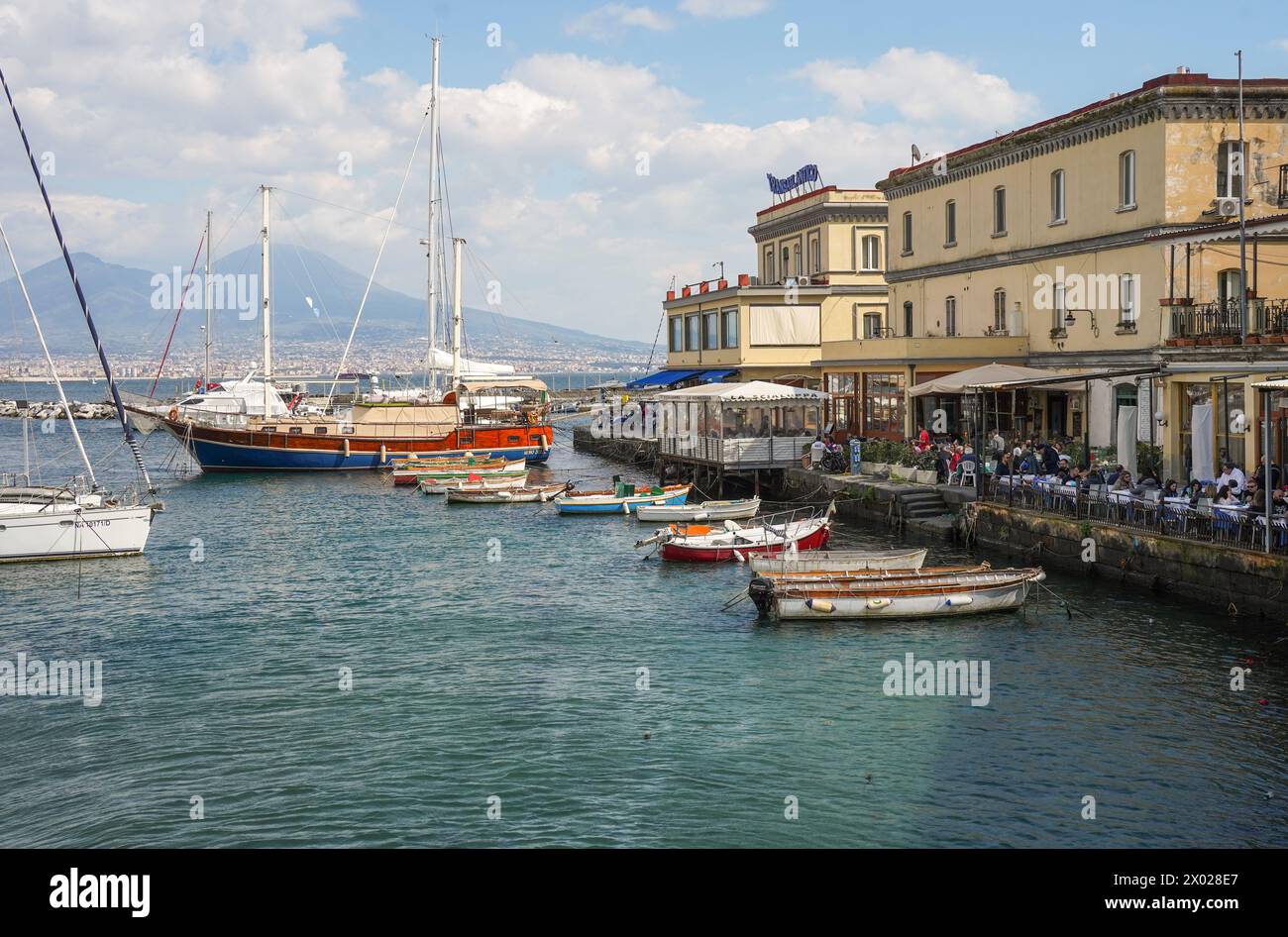 Borgo Marinari, small private marina with restaurants and boats, Bay of ...