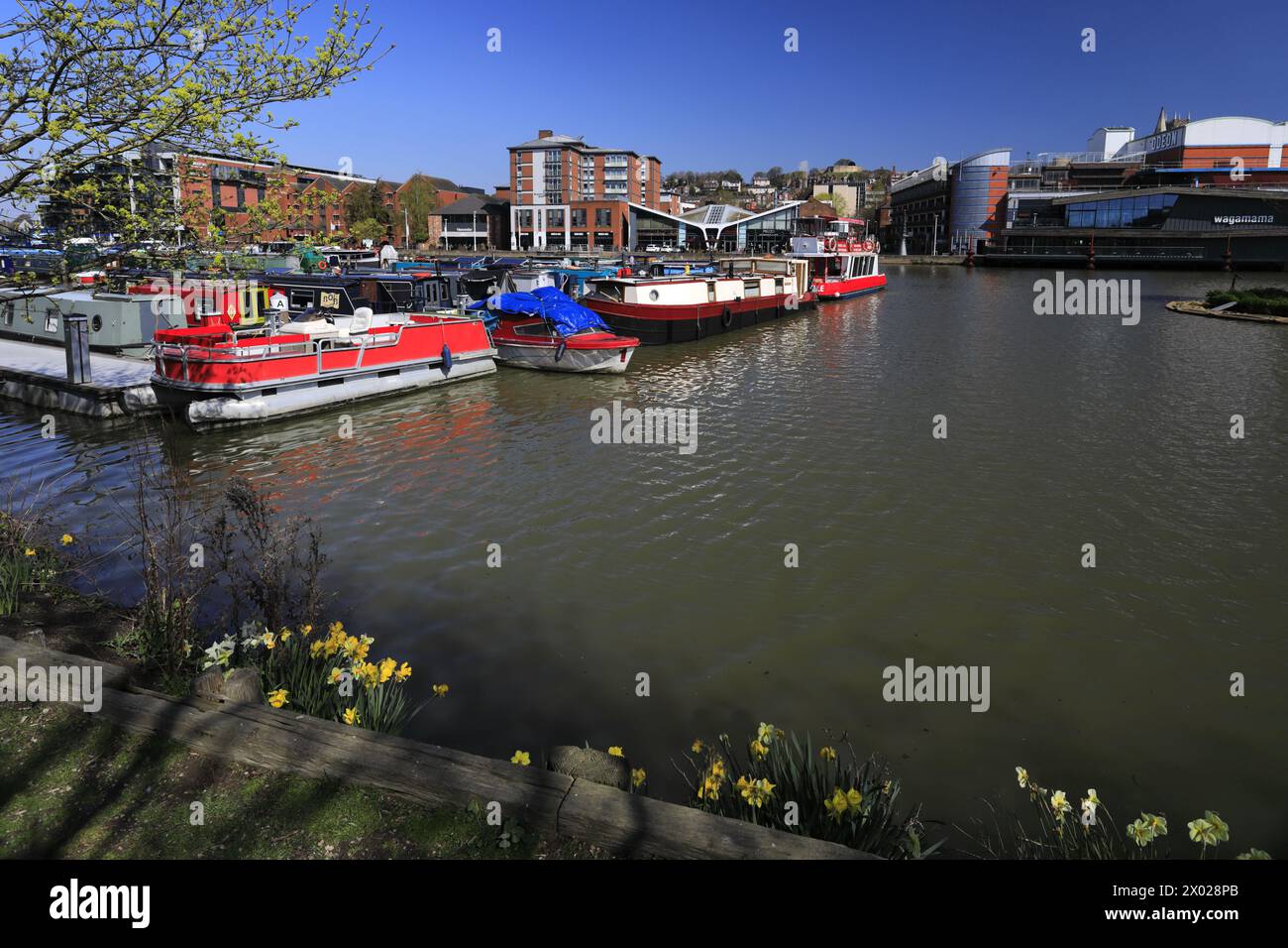 The Brayford Pool Waterfront; Lincoln Marina; Lincoln City ...