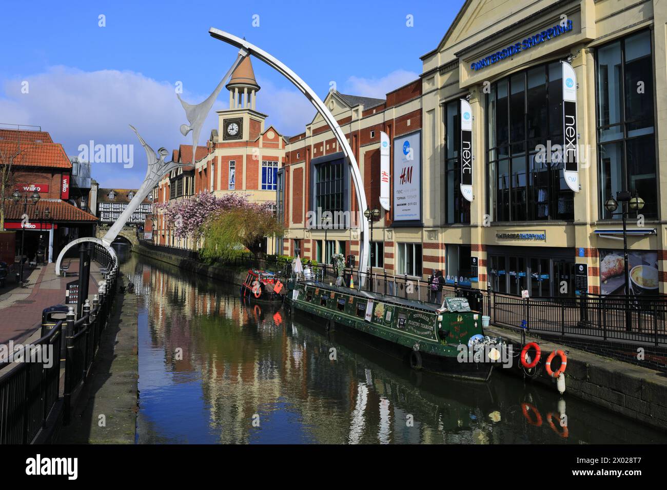 The Brayford Pool Waterfront; Lincoln Marina; Lincoln City ...