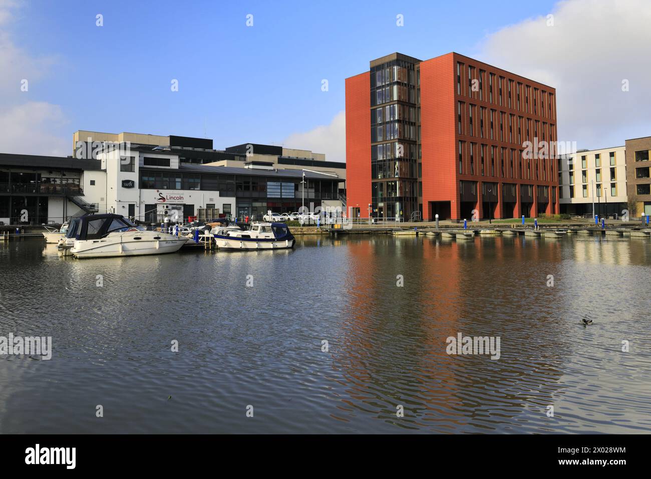 The Brayford Pool Waterfront; Lincoln Marina; Lincoln City ...