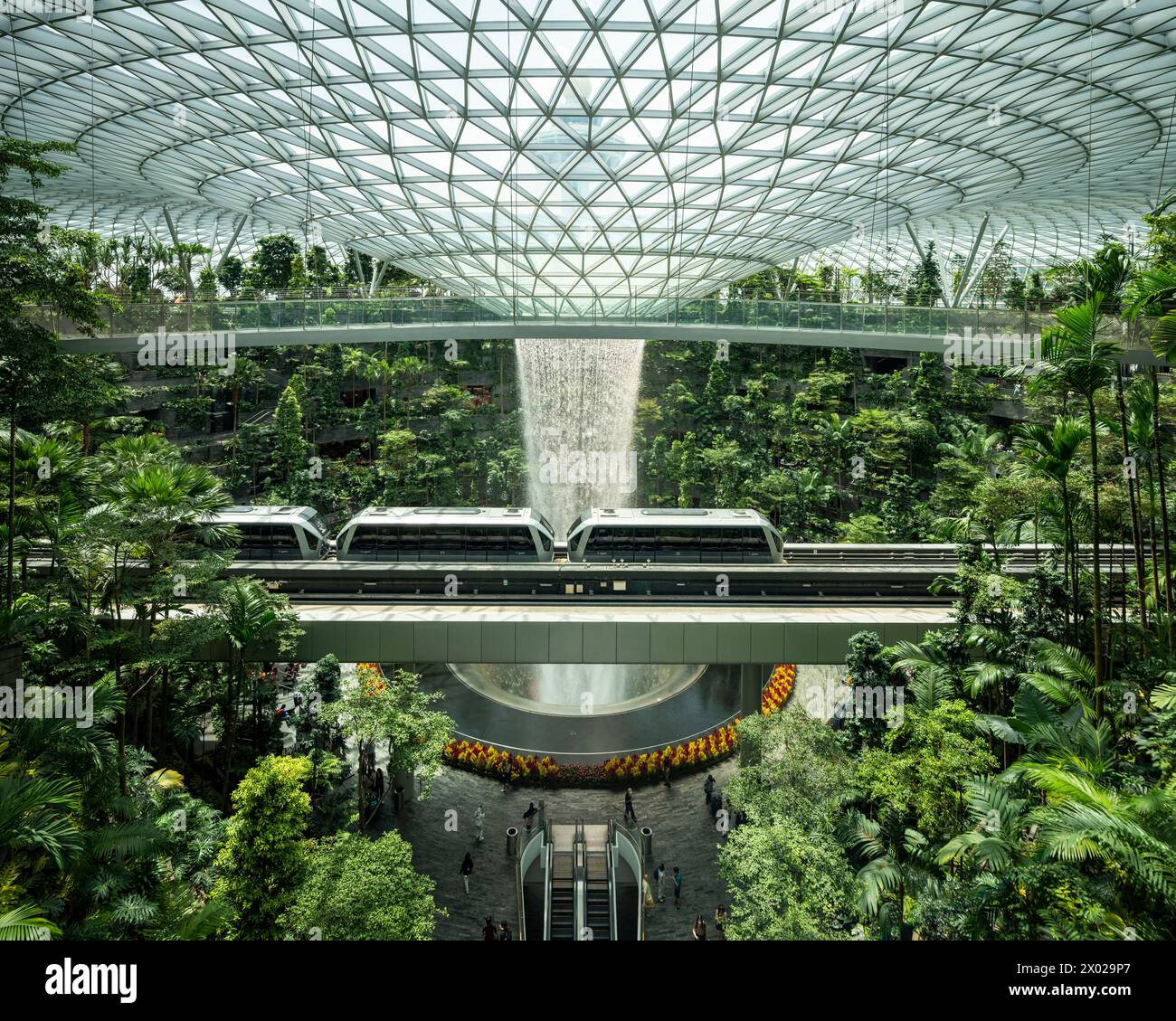 Rain Vortex, Jewel, Changi Airport, Singapore, Asia Stock Photo - Alamy