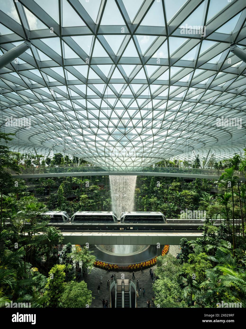 Rain Vortex, Jewel, Changi Airport, Singapore, Asia Stock Photo - Alamy