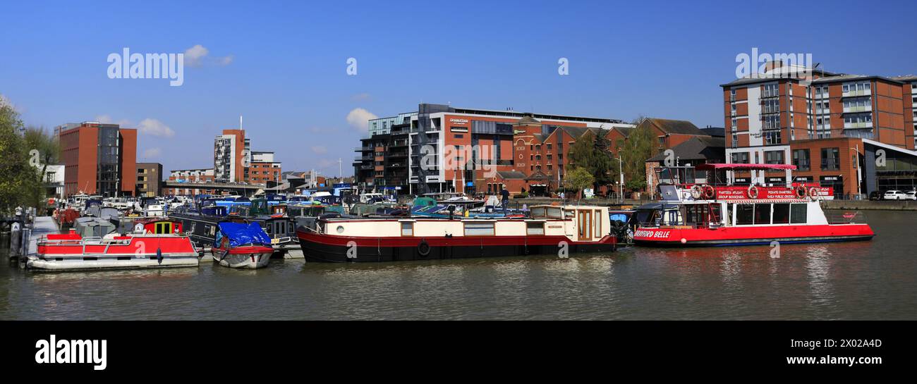 The Brayford Pool Waterfront; Lincoln Marina; Lincoln City ...