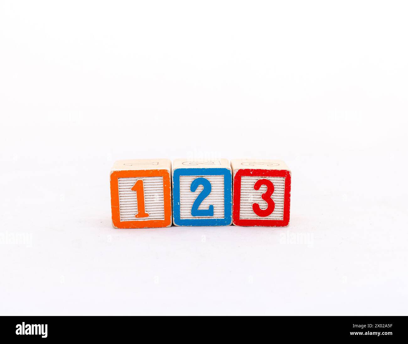 Baby 123 blocks Cut Out Stock Images & Pictures - Alamy
