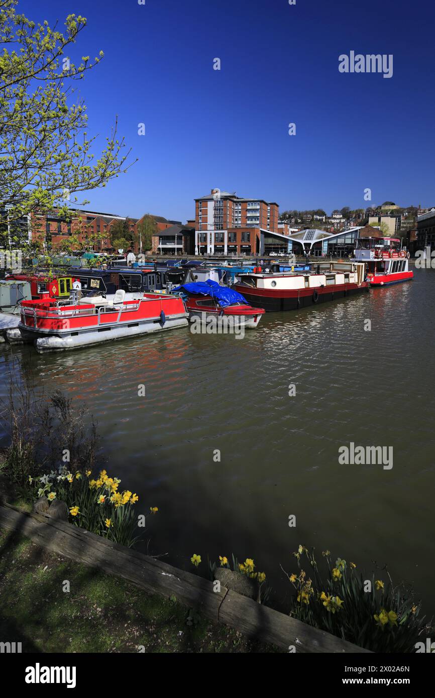 The Brayford Pool Waterfront; Lincoln Marina; Lincoln City ...