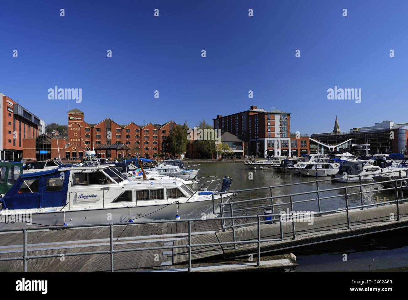 The Brayford Pool Waterfront; Lincoln Marina; Lincoln City ...