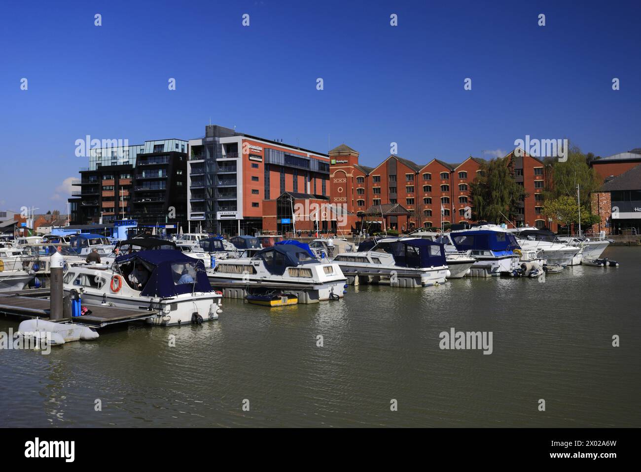 The Brayford Pool Waterfront; Lincoln Marina; Lincoln City ...