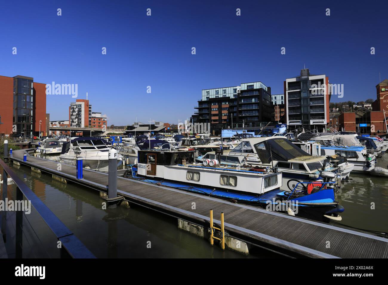 The Brayford Pool Waterfront; Lincoln Marina; Lincoln City ...