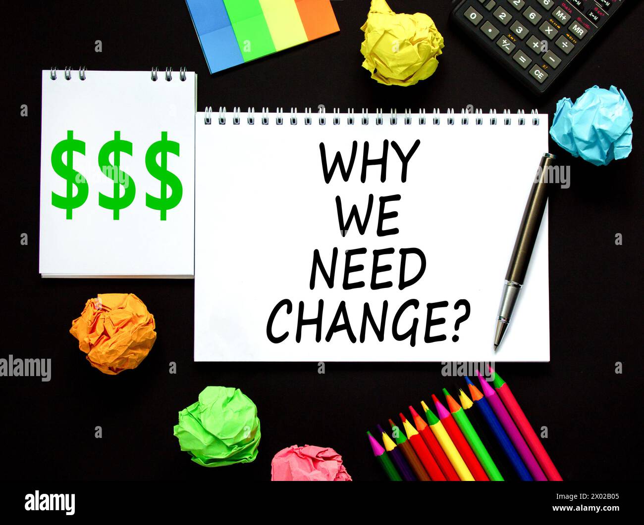Why we need change symbol. Concept words Why we need change on ...