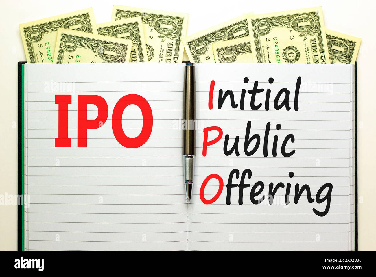 IPO initial public offering symbol. Concept words IPO initial public ...