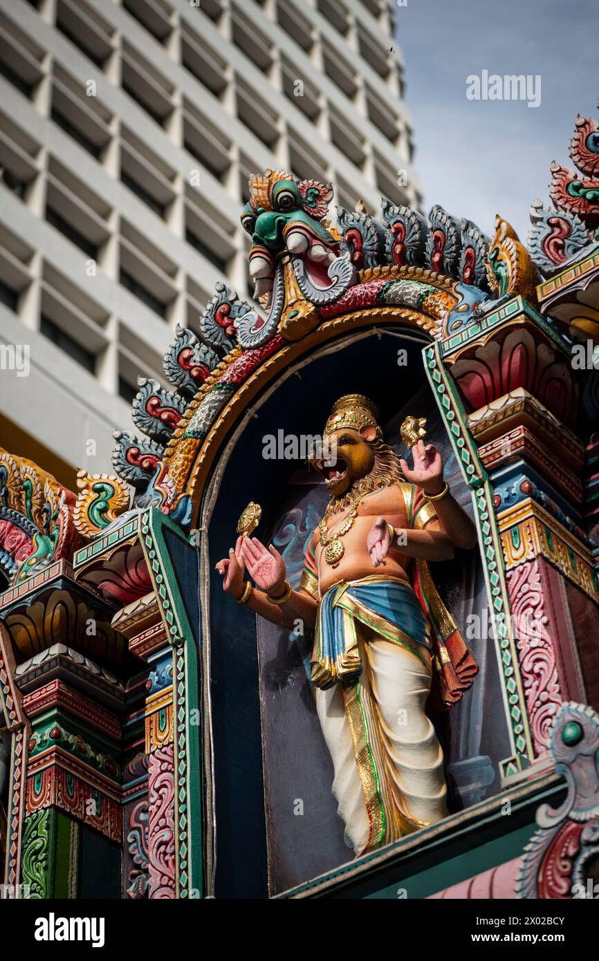 Sri Khrishnan Temple, Waterloo Street, Singapore, Asia Stock Photo - Alamy