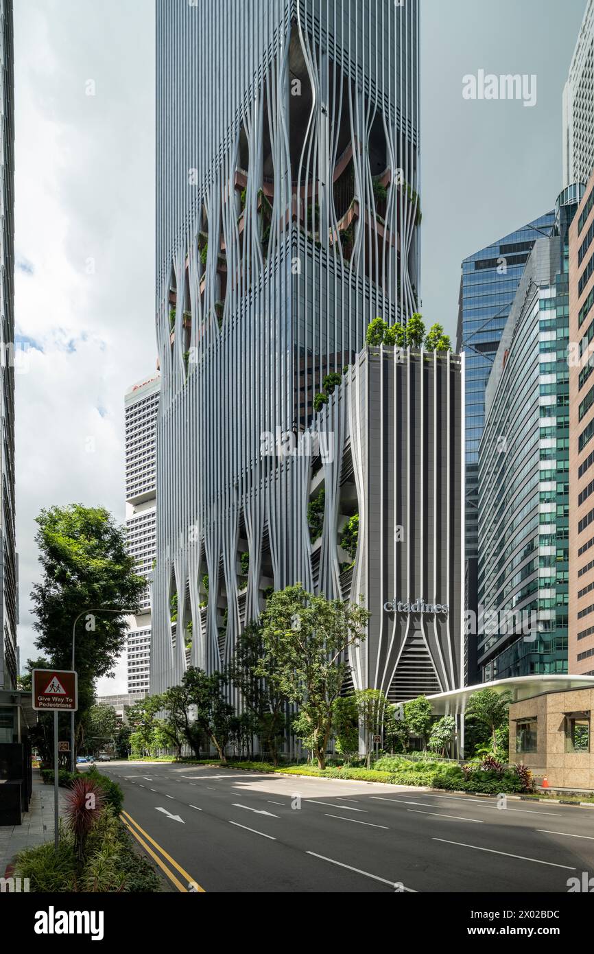 CapitaSpring Building, Central Business District, Singapore, Asia Stock ...