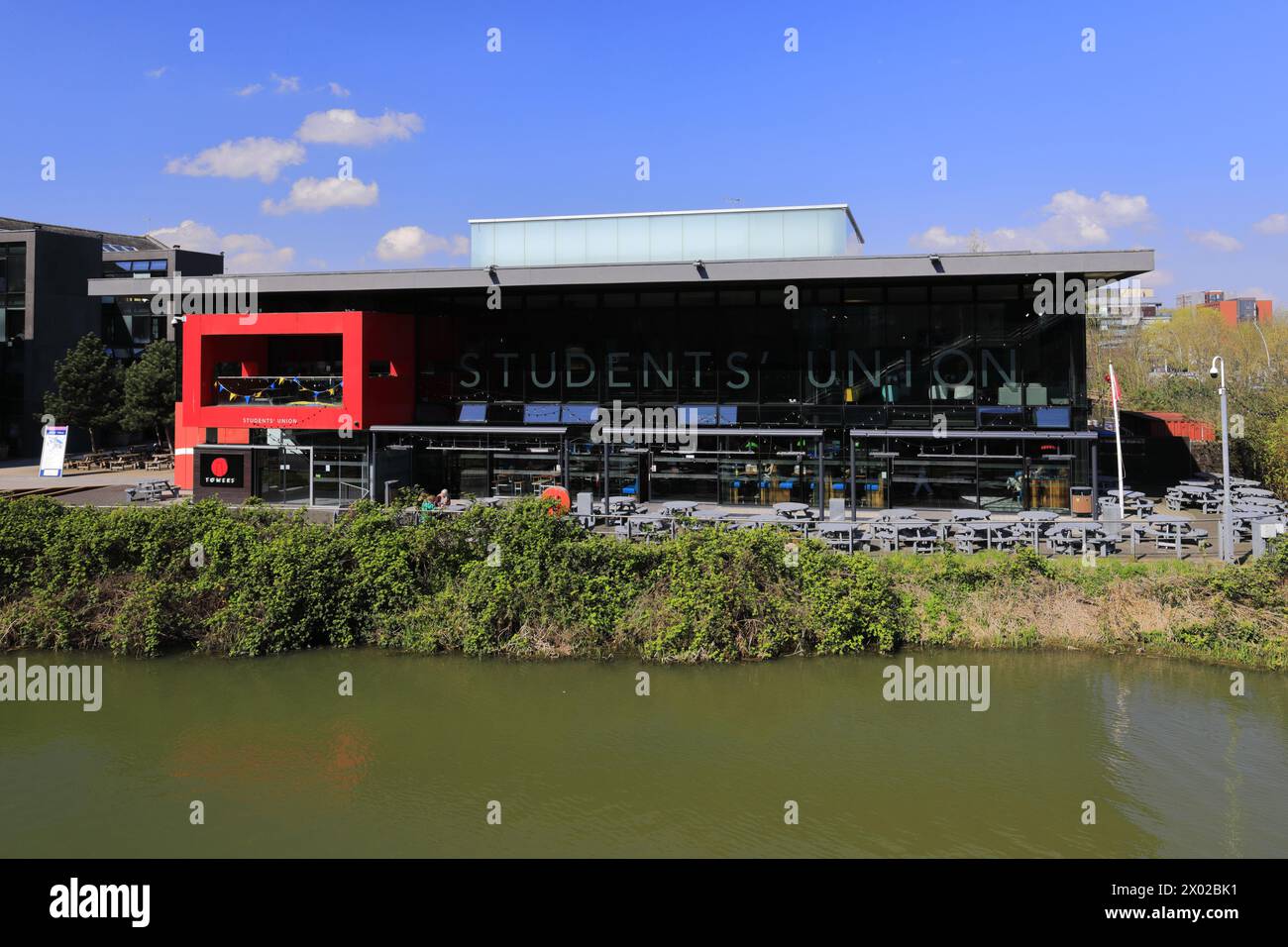 View of the Students Union, Lincoln University, Lincolnshire, England ...