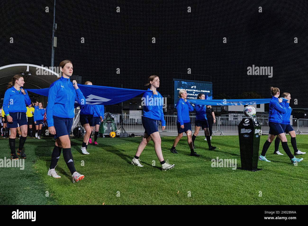 New zealand flag football hi-res stock photography and images - Alamy