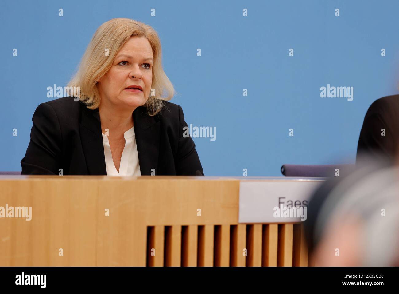 Bundesministerin des Innern und für Heimat Nancy Faeser, Deutschland ...