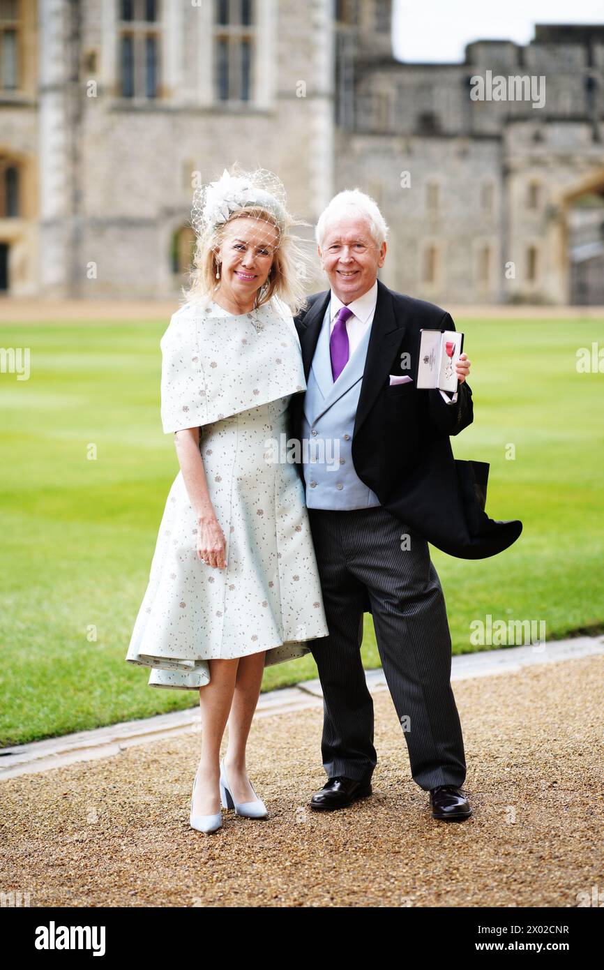 Jeffrey Powell (Jeff Powell) with his wife Maria after being made a ...