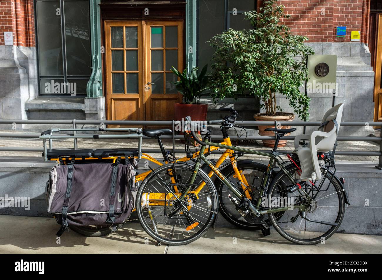 Exposition of different kind of bicycle at the Bike Brussels - View and ...