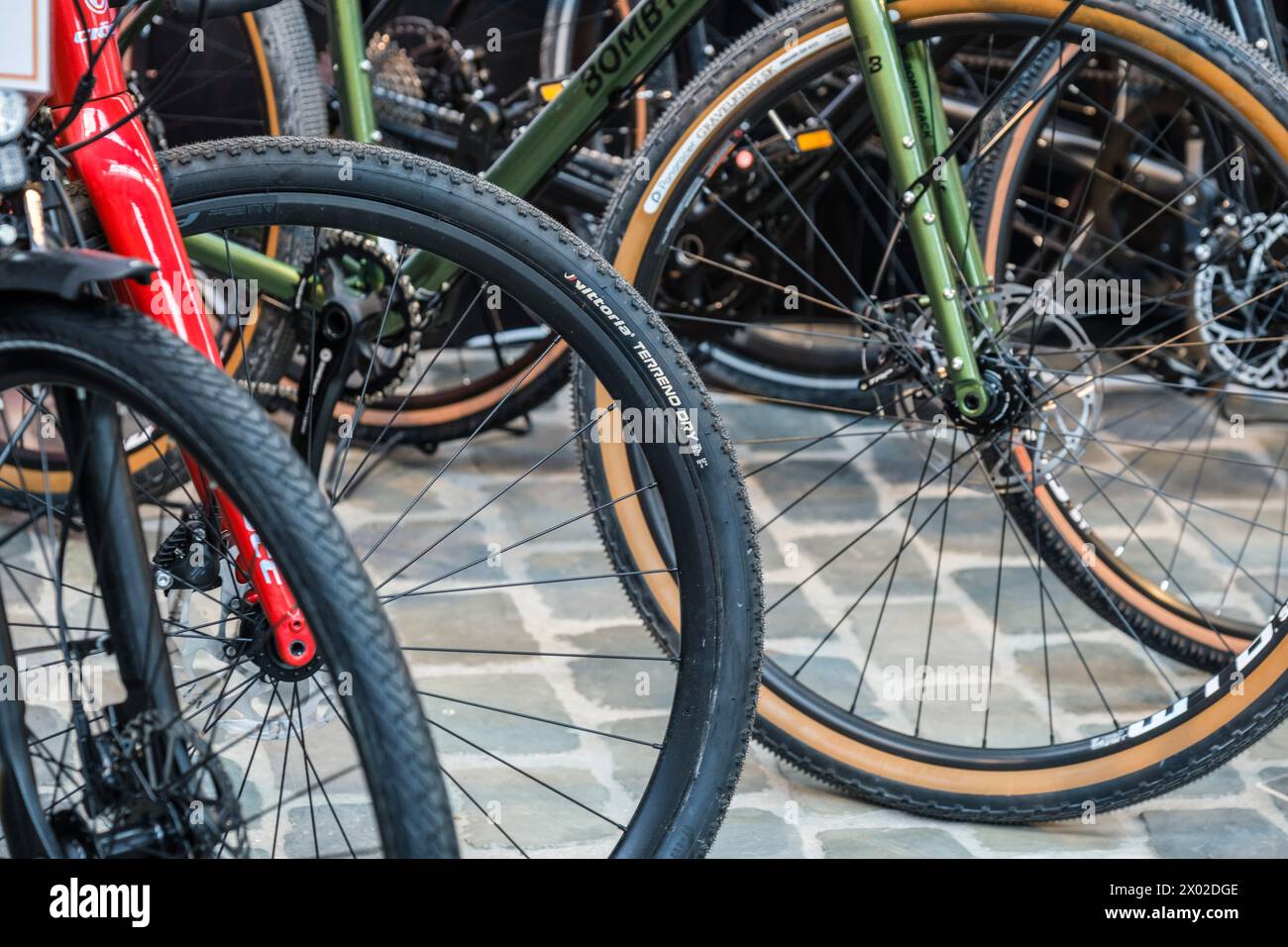 Exhibition of different kind of bicycle at the Bike Brussels - View and ...